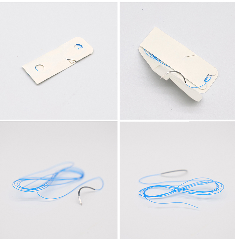 Disposable Surgical Suture Non-absorbable Nylon (monofilament) Sutures ...
